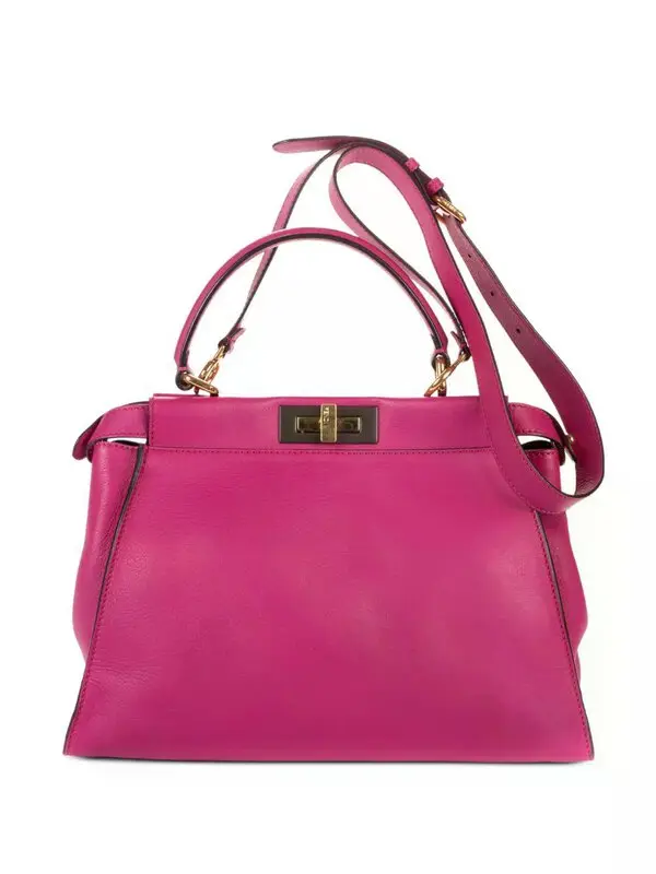 Fendi Medium Peekaboo Tote Bag - Pink