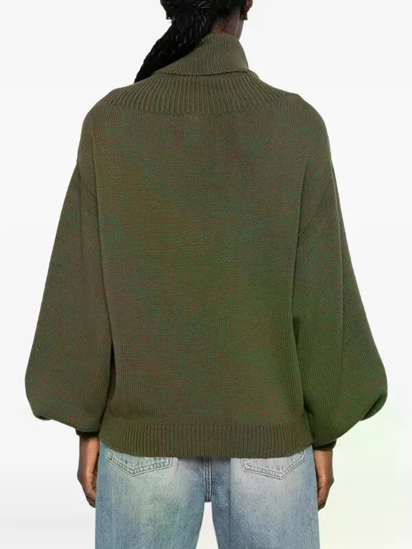 BASERANGE Ribbed-knit Roll Neck Sweater