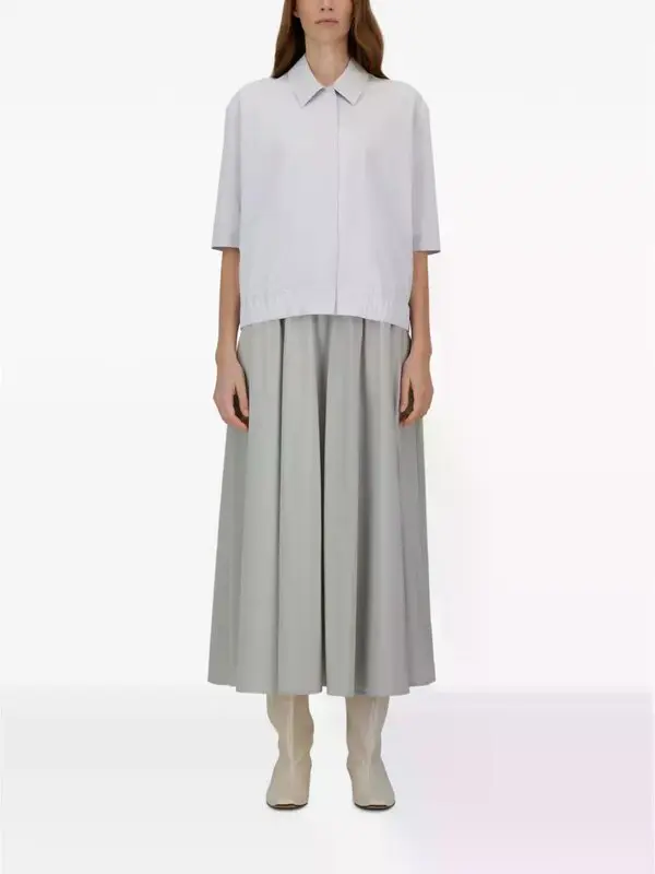 Herno Elasticated-hem Shirt - Grey