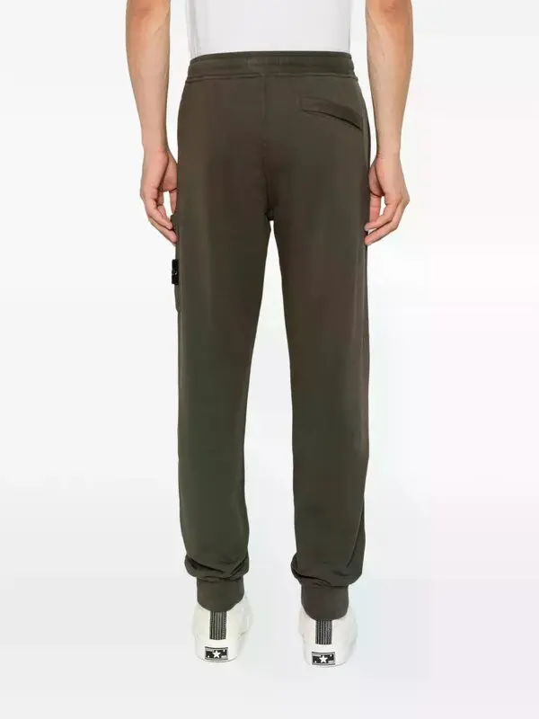 Stone Island Compass-patch Pocket Track Pants - Green