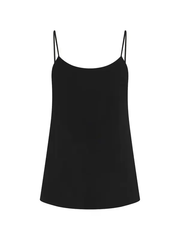 Alberta Ferretti Spaghetti-strap Sleeveless Top - Black