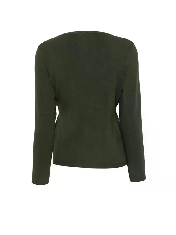 SIMONA CORSELLINI V-neck Panelled Jumper