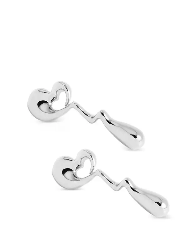 YOJ Agapi Drop Earrings - Silver