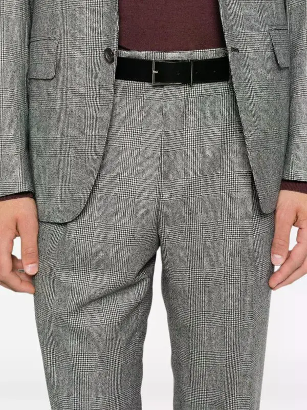 Canali Prince Of Wales Buttoned Suit