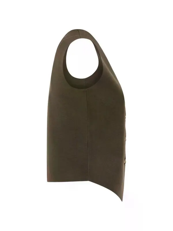 Max Mara Button-fastening Knitted Waistcoat