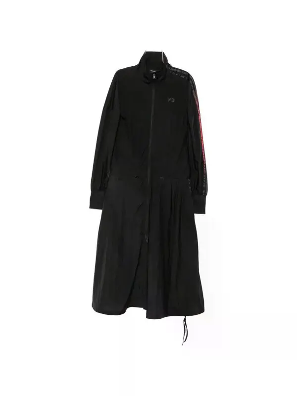 Y3 Logo-print Zip-fastening Midi Dress