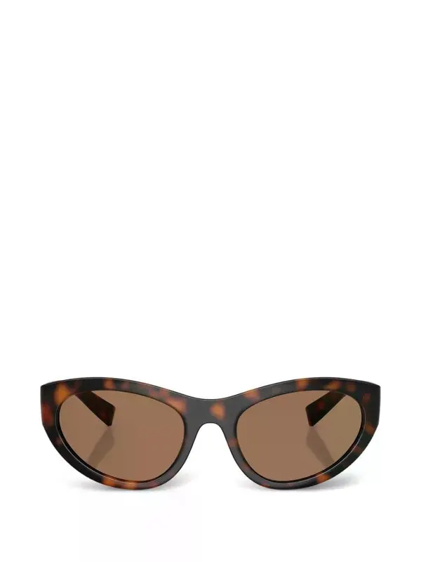 Dolce & Gabbana Tortoiseshell-effect Cat-eye Sunglasses - Brown