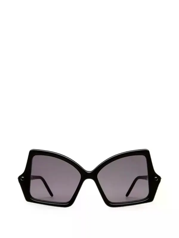 KUBORAUM Geometric-frame Sunglasses - Black