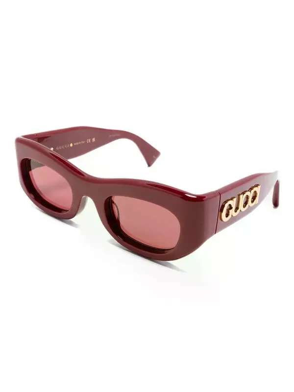 Gucci Logo-lettering Sunglasses
