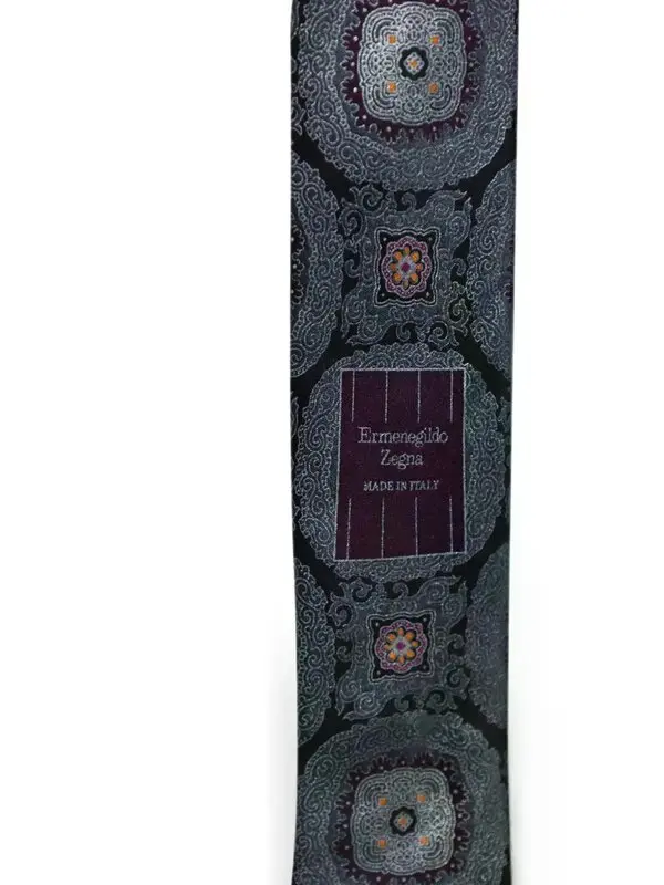 Ermenegildo Zegna Printed Tie