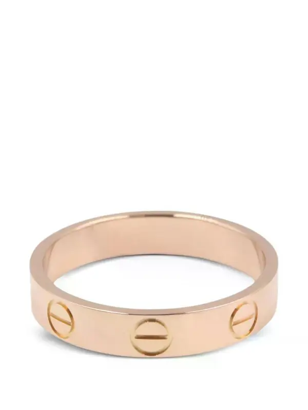 Cartier 18k Rose Gold Love Ring - Pink
