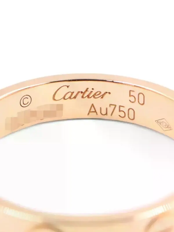 Cartier 18k Rose Gold Love Ring - Pink