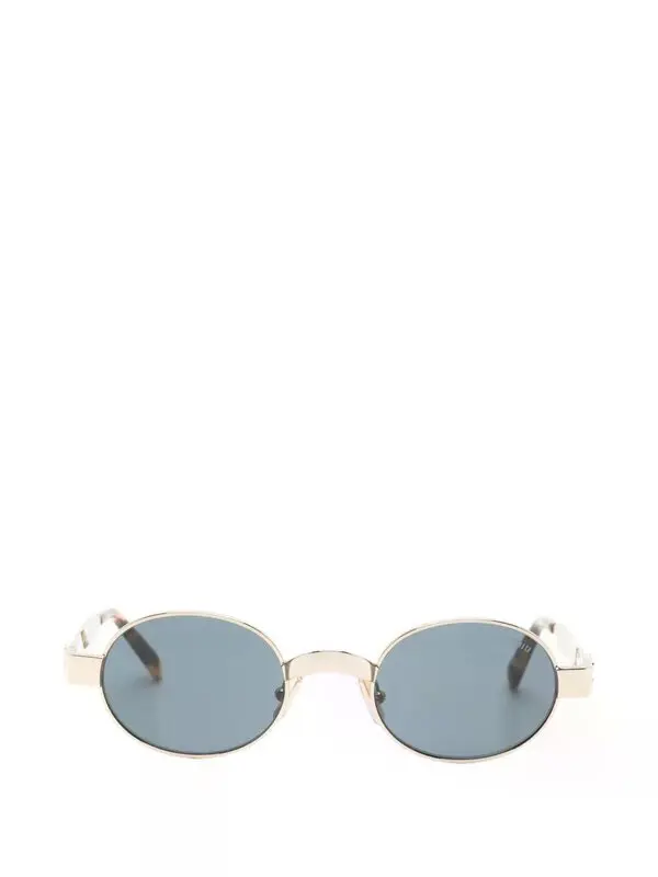 Miu Miu Round-frame Sunglasses - Gold