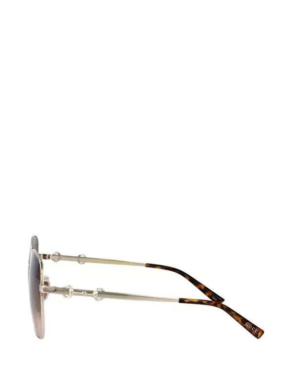 Gucci Horsebit-detail Square-frame Sunglasses