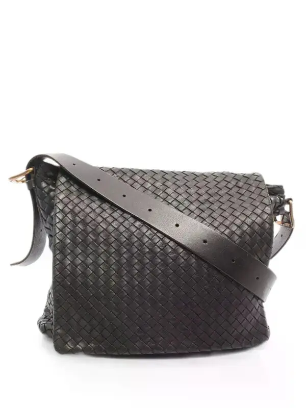 Bottega Veneta 2000s Intrecciato Shoulder Bag