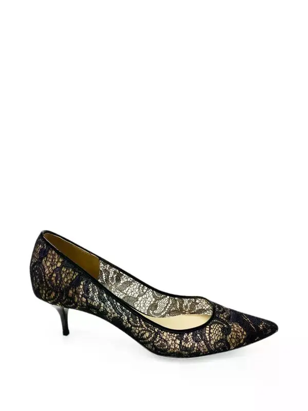 JIMMY CHOO Lace Pointed-toe Pumps