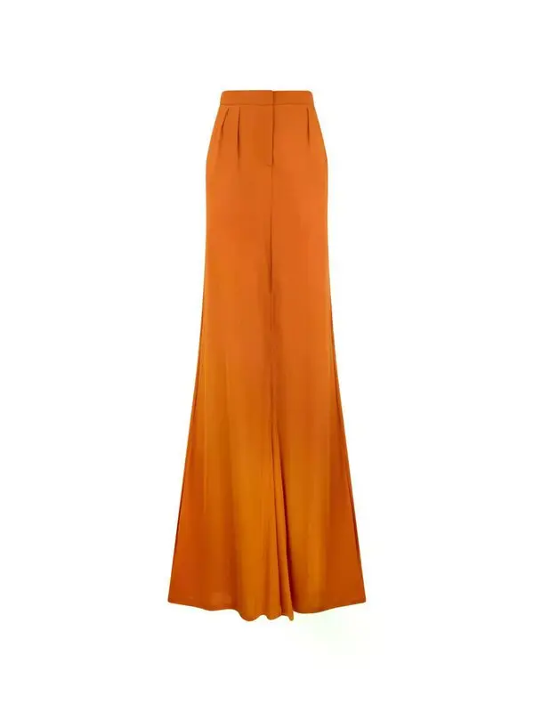 Alberta Ferretti High-waisted Flared Maxi Skirt