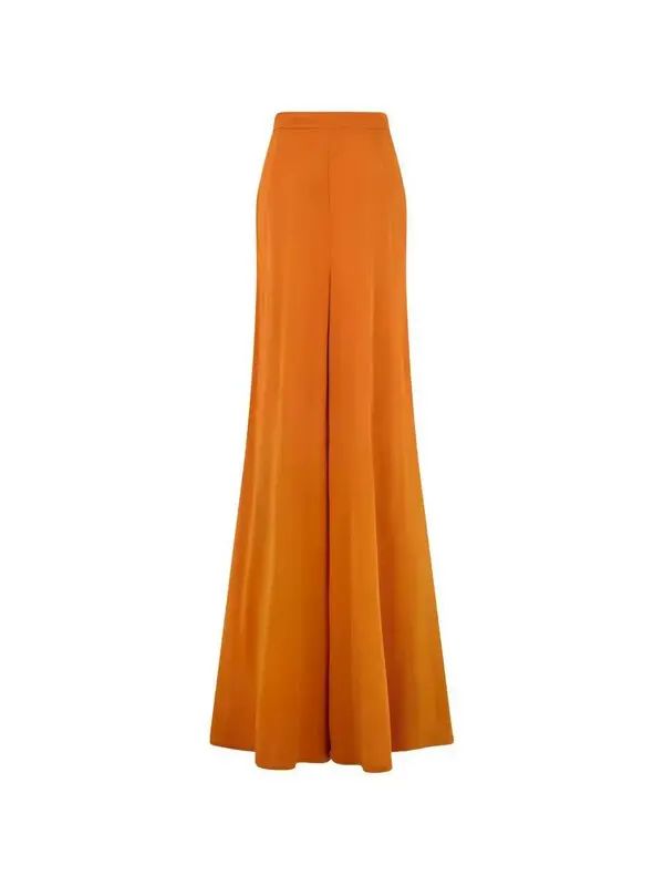 Alberta Ferretti High-waisted Flared Maxi Skirt