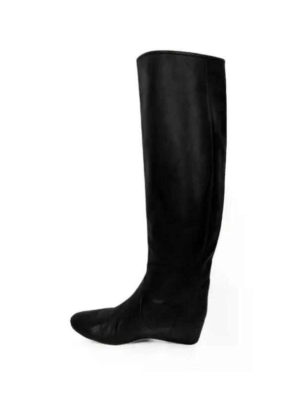 LANVIN Wedge Knee-high Boots - Black