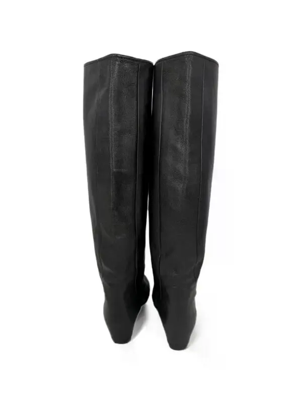 LANVIN Wedge Knee-high Boots - Black