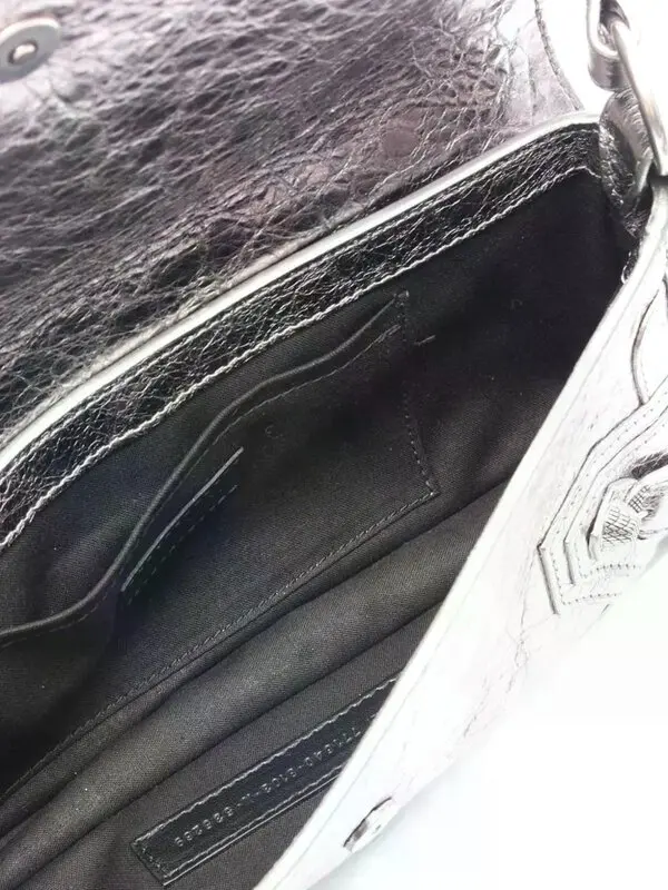Balenciaga S Le Cagoule Shoulder Bag - Silver
