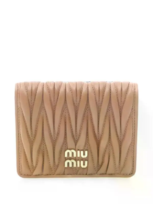 Miu Miu 2020s Quilted Bi-fold Wallet