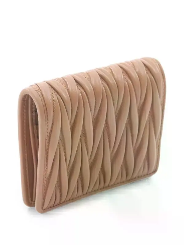 Miu Miu 2020s Quilted Bi-fold Wallet