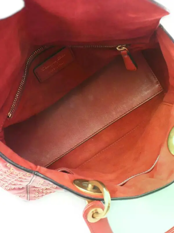 Dior 2010s Lady Two-way Studded Handbag
