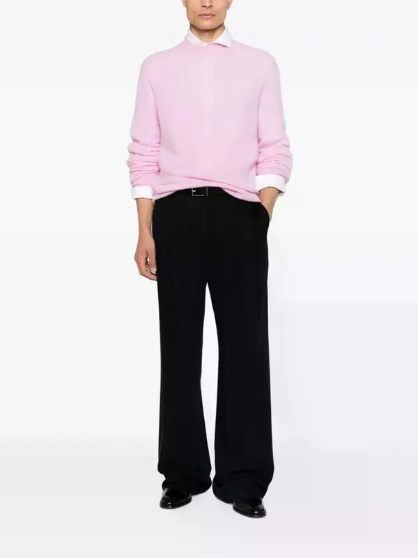 TOM FORD Ribbed-trim Long-sleeve Sweater