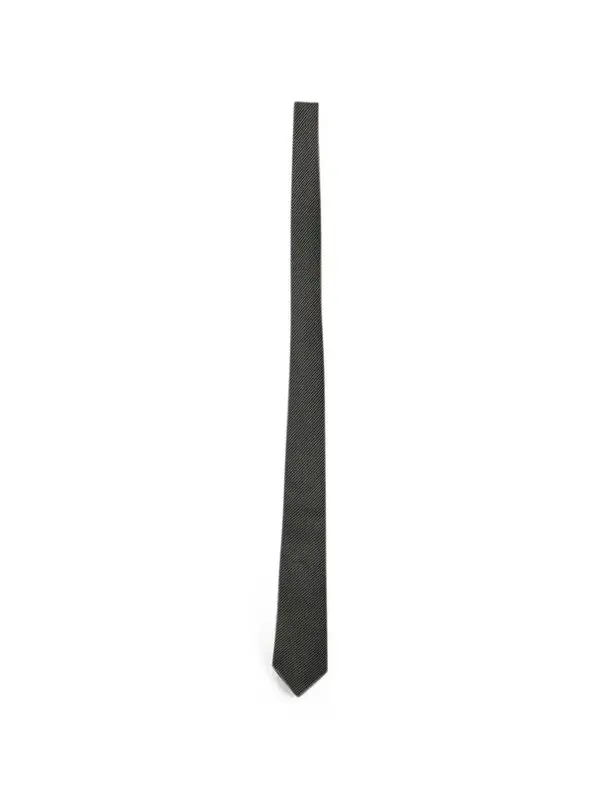 Ralph Lauren Houndstooth Tie - Grey