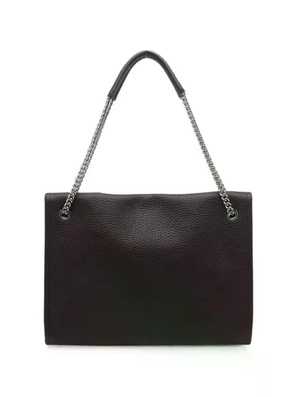 Orciani Venus Grained-leather Shoulder Bag
