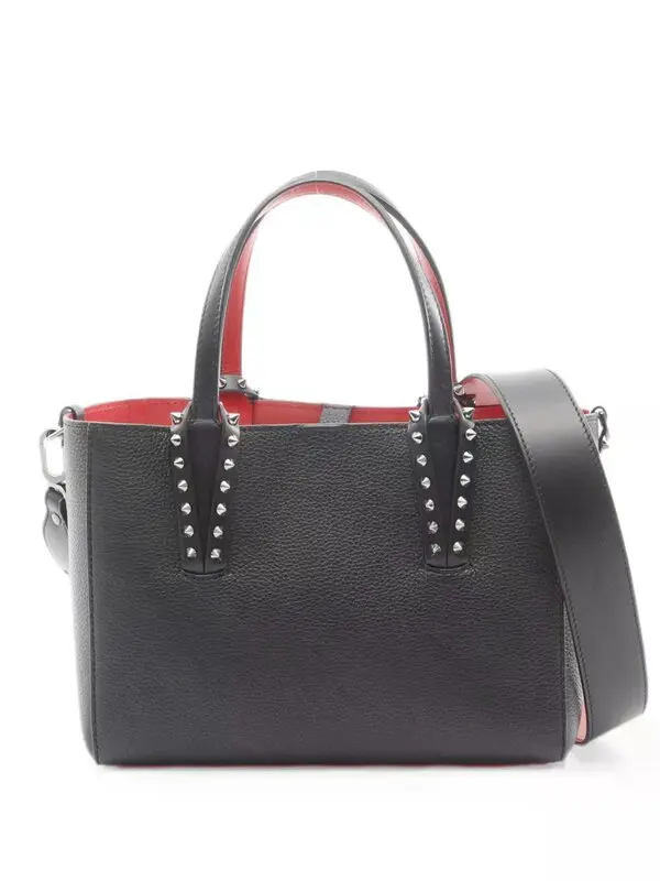 CHRISTIAN LOUBOUTIN 2020s Cabata Spiked Handbag - Black