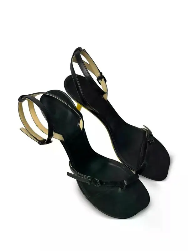 Loewe Petal Ankle-strap Sandals - Black