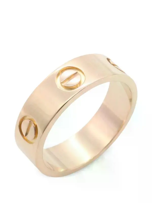 Cartier 18kt Rose Gold Love Ring - Pink