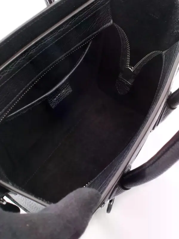 Celine 2000s Luggage Nano Two-way Leather Handbag