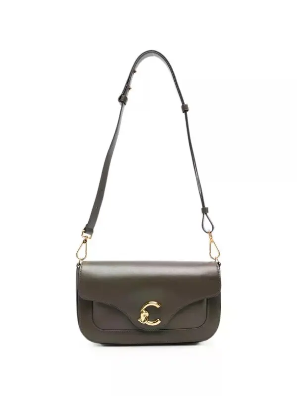 COCCINELLE Logo-plaque Leather Shoulder Bag