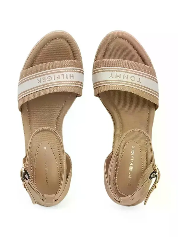 Tommy Hilfiger Webbing Wedge Espadrilles - Neutrals