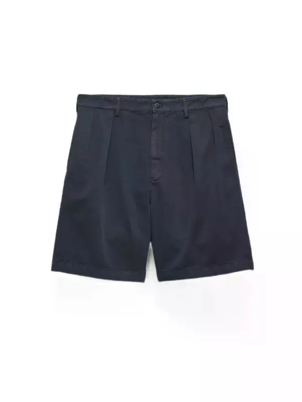 Prada Pleated Bermuda Shorts