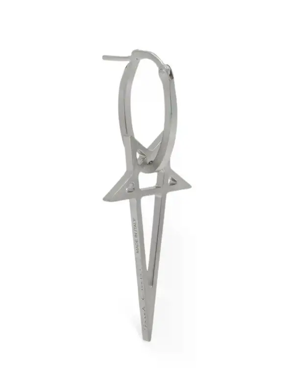 Rick Owens Pentagram Earrings