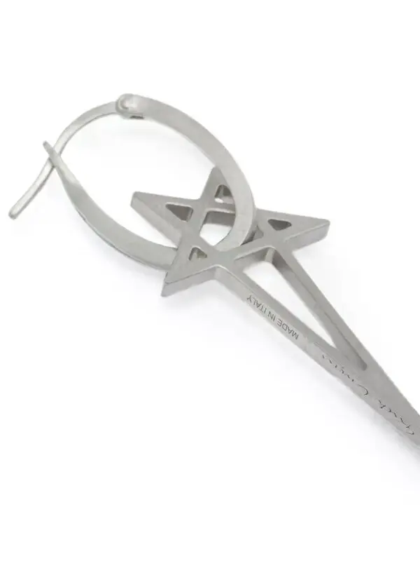 Rick Owens Pentagram Earrings