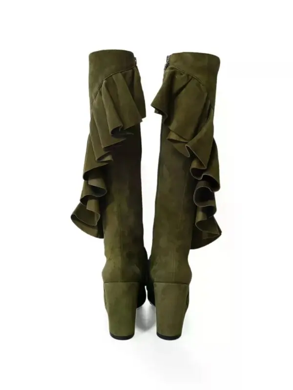 JW Anderson Ruffle Wedge-heel Boots