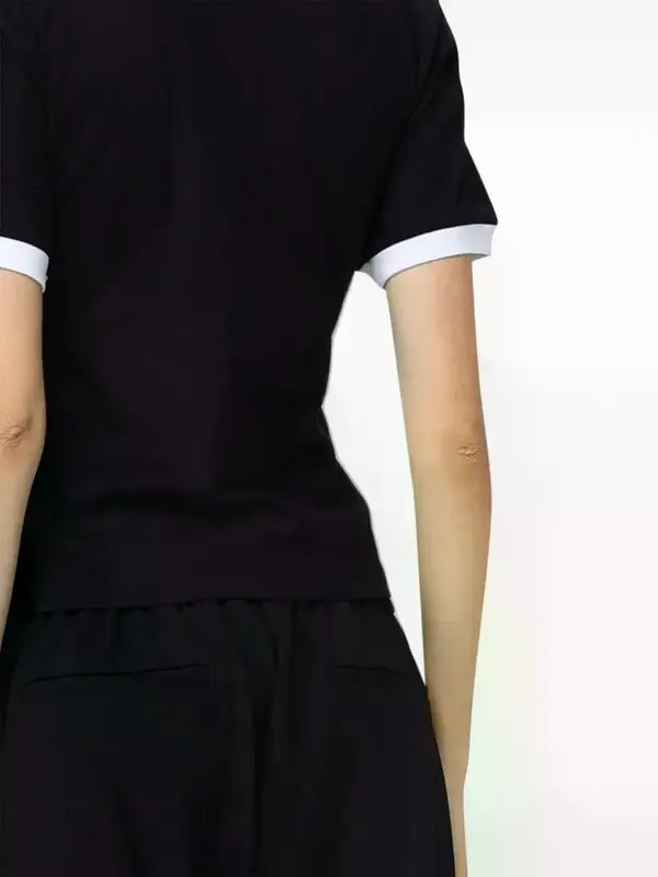 MSGM Logo-print Ringer T-shirt
