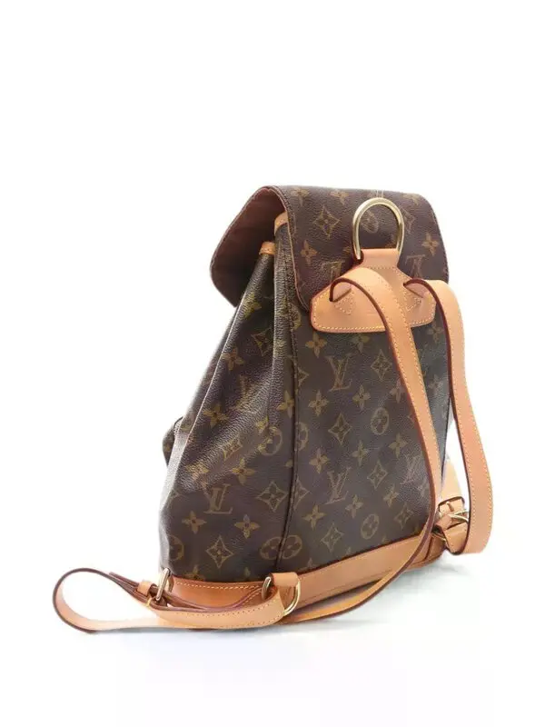 LOUIS VUITTON 1998 Mm Montsouris Monogram Canvas Backpack