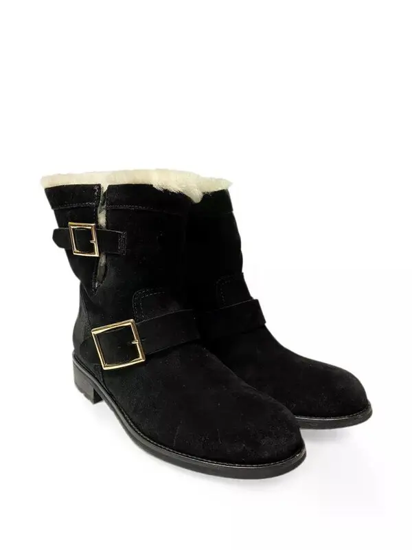 JIMMY CHOO Youth Ii Buckle Ankle Boots
