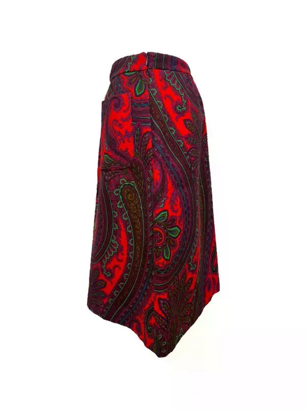 Miu Miu Paisley-print A-line Mini Skirt