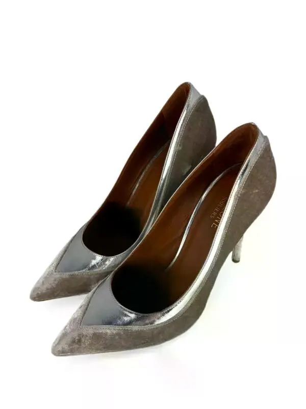 MALONE SOULIERS Pointed-toe Velvet Pumps