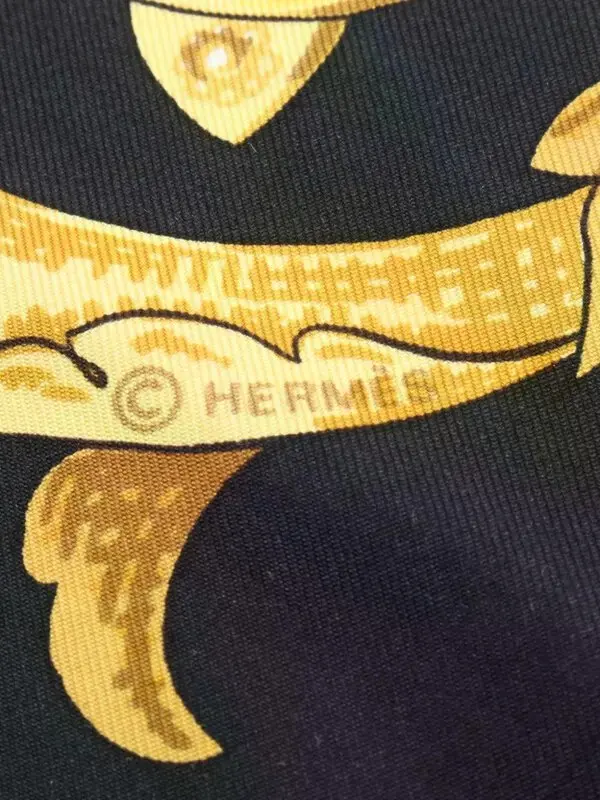 Hermès 2010s 90 Le Mors À La Conétable Scarf
