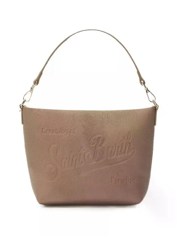 MC2 SAINT BARTH Aline Pebble-leather Clutch Bag