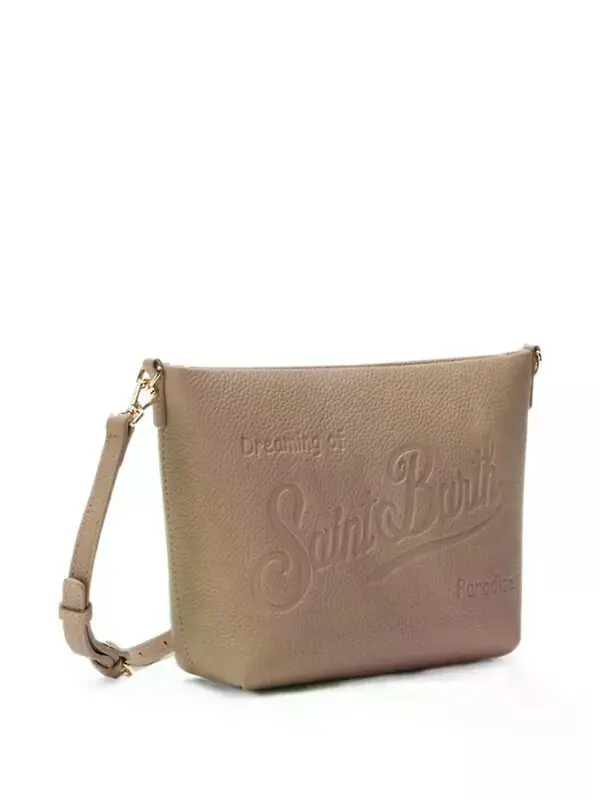 MC2 SAINT BARTH Aline Pebble-leather Clutch Bag