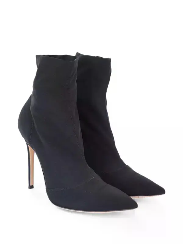 GIANVITO ROSSI Elite Stretch-knit Ankle Boots